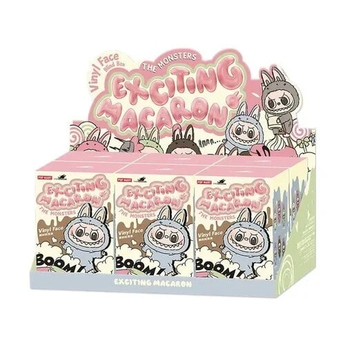 Labubu Caja Ciega De La Serie Macarons De Los Monstruos Caja Misteriosa De Juguetes Figuras De