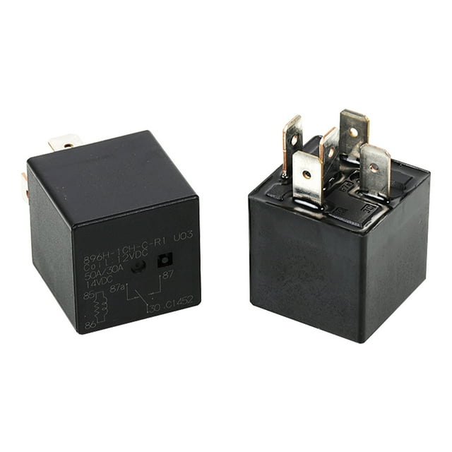 4pcs 896H-1CH-C-R1-U03, 12VDC SPDT 50A 12V Socket Terminal Flux Tight ...