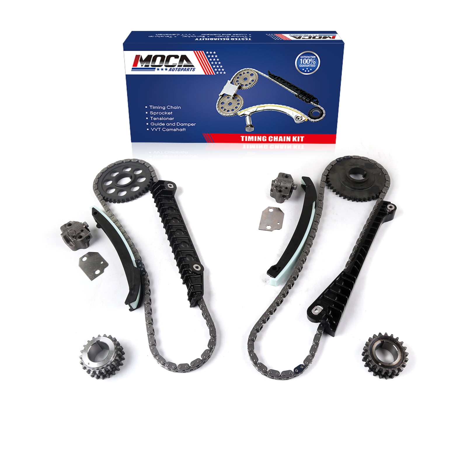 MOCA AUTOPARTS Timing Chain Kit Fit for 1997-2004 Ford Expedition F150 ...