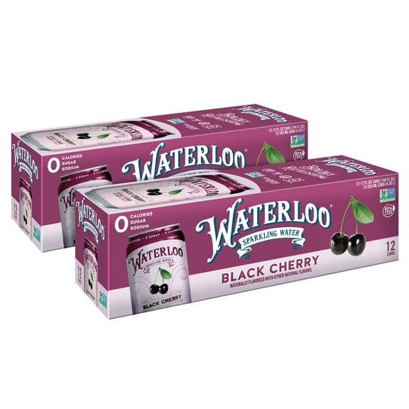 Waterloo Sparkling Water Variety Pack (12 fl. oz., 24 pk.) - Walmart.com