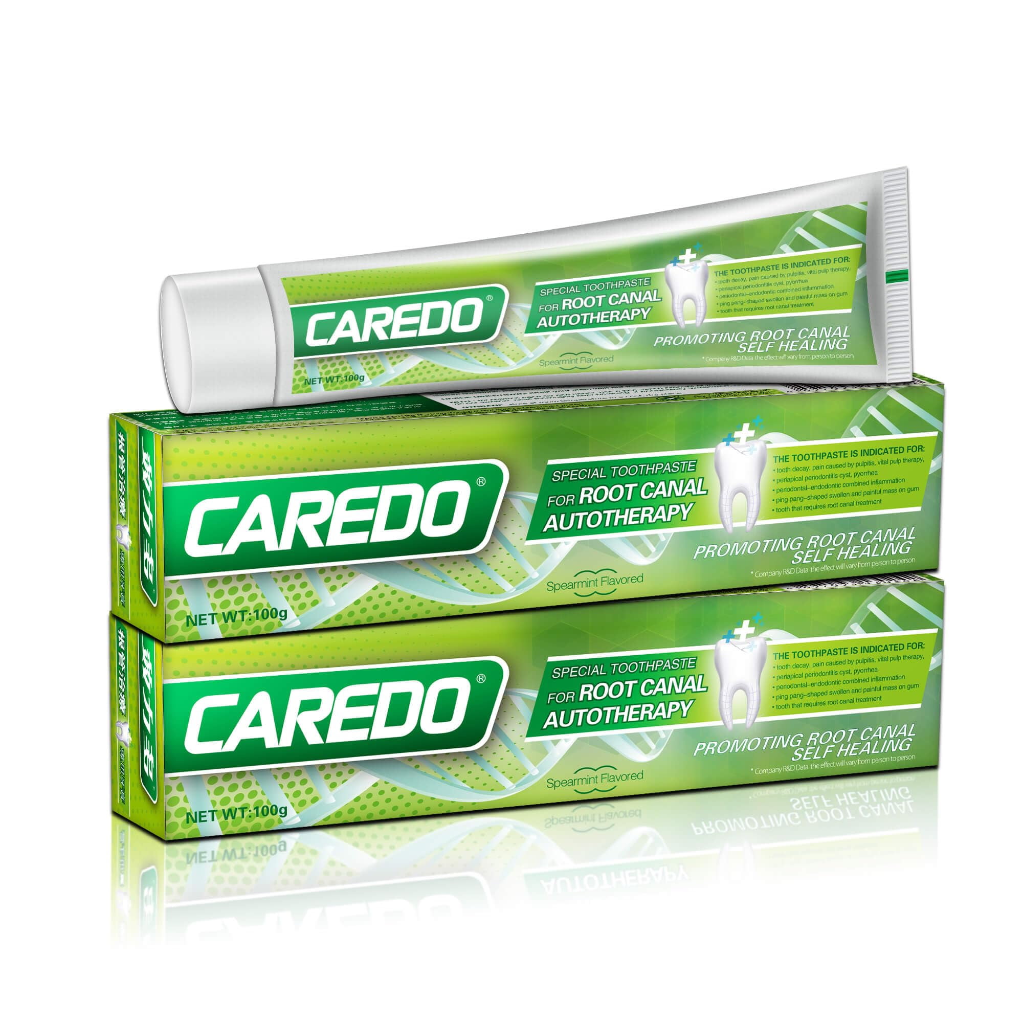 Pasta de dientes CAREDO Gum Repair Gingivitis, 100 ml x 2 tubos ...
