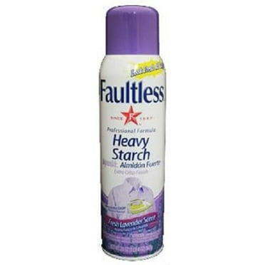 Faultless Crisp Finish Fabric Ironing Spray Starch with Heavy Hold, 20 ...