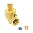 Water Reducing Valve Adjustable Female Thread Brass Pressure Gauge ...