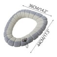 CaiYueKe Warm Toilet Seat Cover Winter Soft Padded Elongated Universal ...