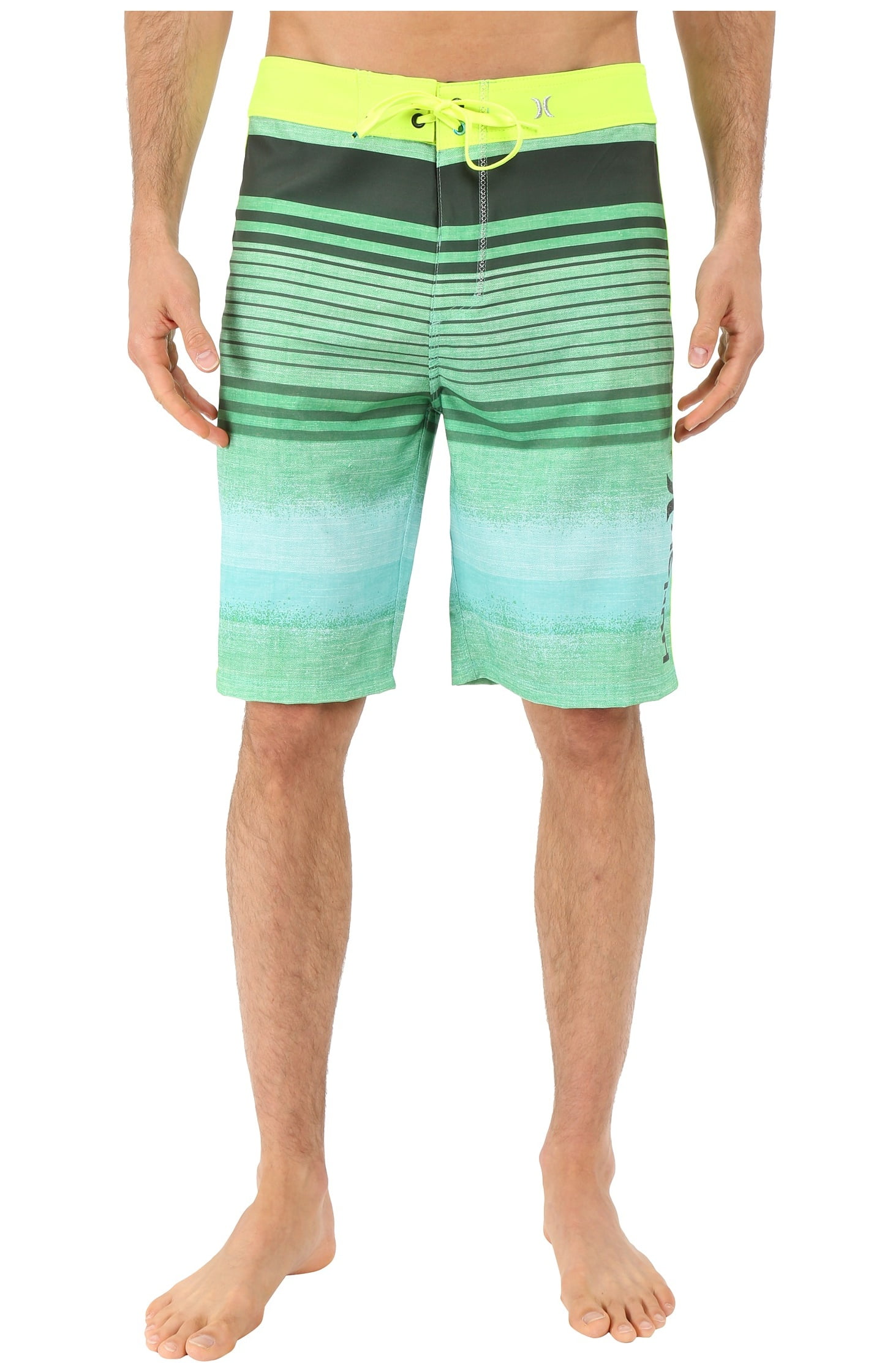 hurley men's phantom hyper jade/green clemente board shorts - Walmart.com