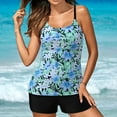Tankini Swimsuits For Women Two Piece Slimming Stretchy Swim Tops Hide