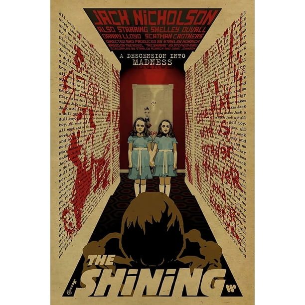 The Shining Horror Movie Poster Personality Decorative Painting Posters ...