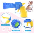 Cat Toy Gun Launcher 110 Balls, 1.2" Plush Balls for Interactive Play ...
