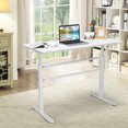 Topbuy Height Adjustable Standing Desk Base Ergonomic Stand Up Desk for ...