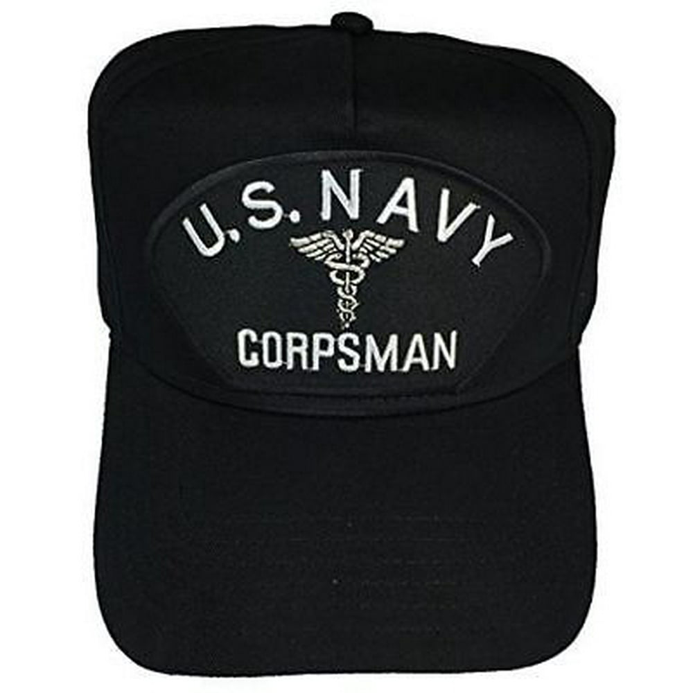 USN NAVY CORPSMAN HAT CAP DOC CADUCEUS VETERAN ACTIVE DUTY RETIRED ...