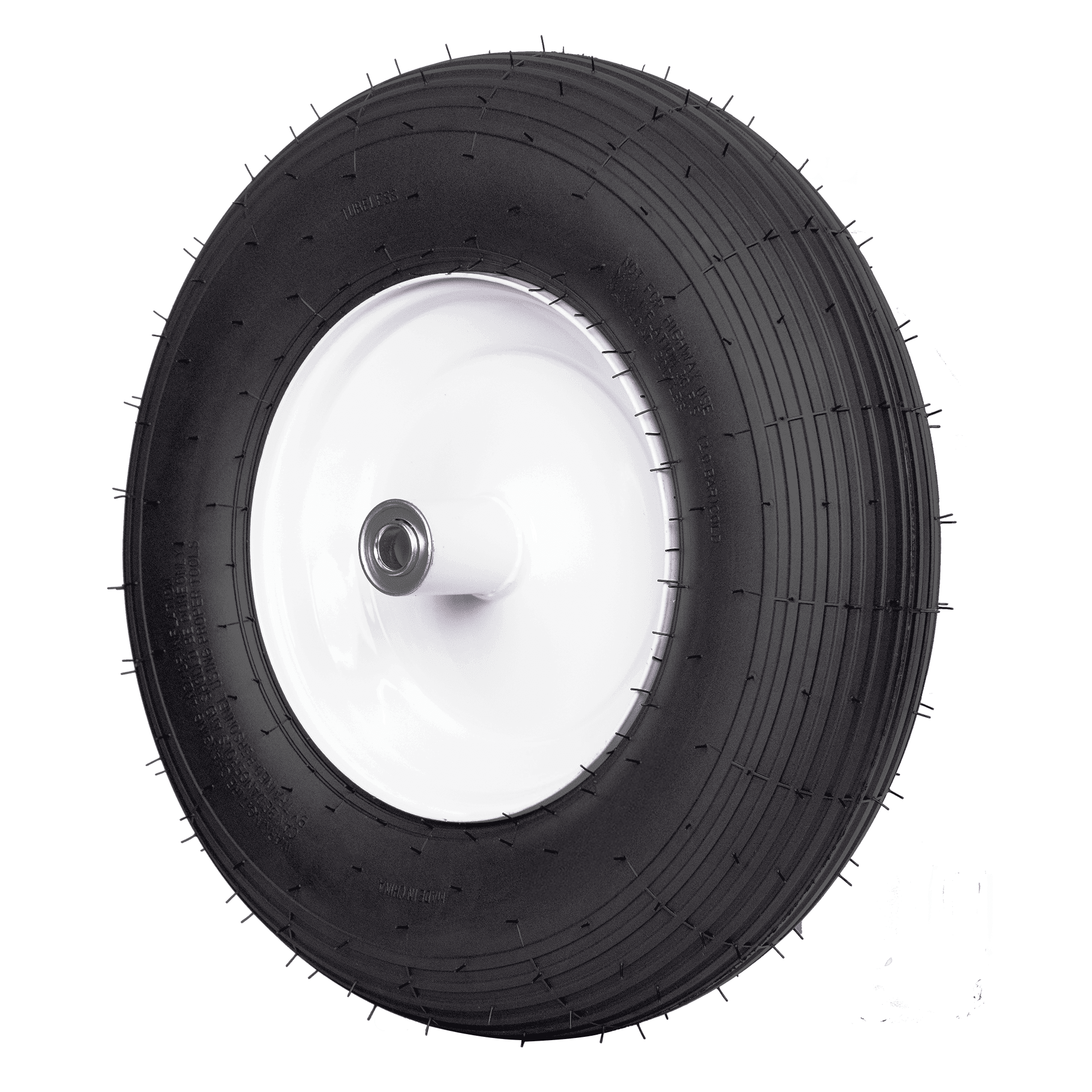Click here for Hi-Run Wheelbarrow Tire Assembly  4.00-6 4pr Rib T... prices