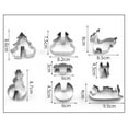 Baking Utensils Stainless Steel Three Stainless Steel Christmas Cookies ... Baking Utensils Stainless Steel Three Stainless Steel Christmas Cookies ...