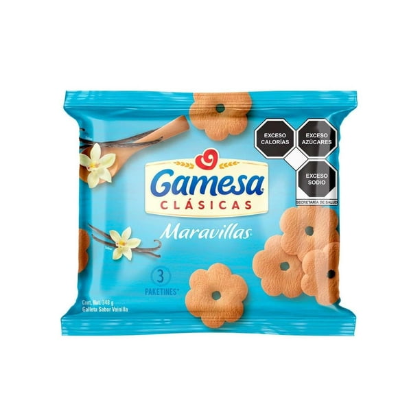 Pack de 12 Galletas Gamesa Maravillas 348 gr Gamesa 348g | Walmart en línea