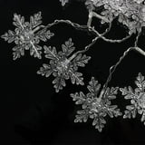 MeAddHome Outdoor Christmas Big Snowflake LED Curtain String lights ...