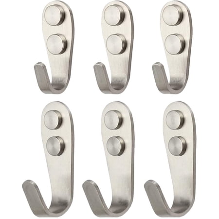 Xizioo Stainless Steel Heavy Duty Single Robe Hook, Brushed Finish Wall ...