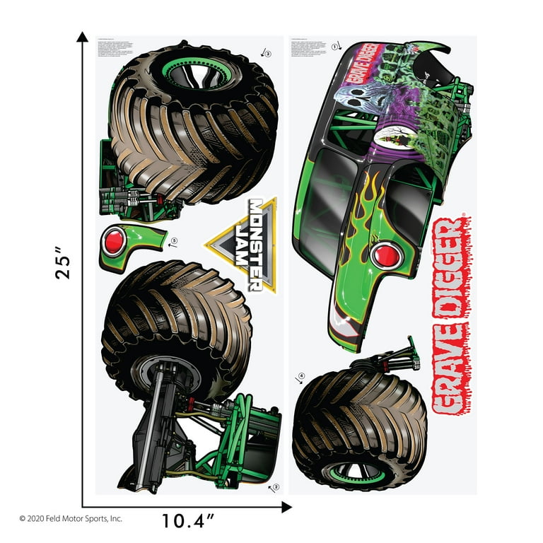 Grave Digger Decals