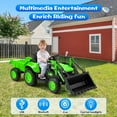 HOMMOW Ride on Bulldozer Toys for Boys with Remote Control, 12V Battery ...
