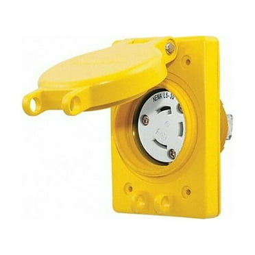 Hubbell HBL303SSO Watertight Stainless Steel 30A 125V Shore Power ...