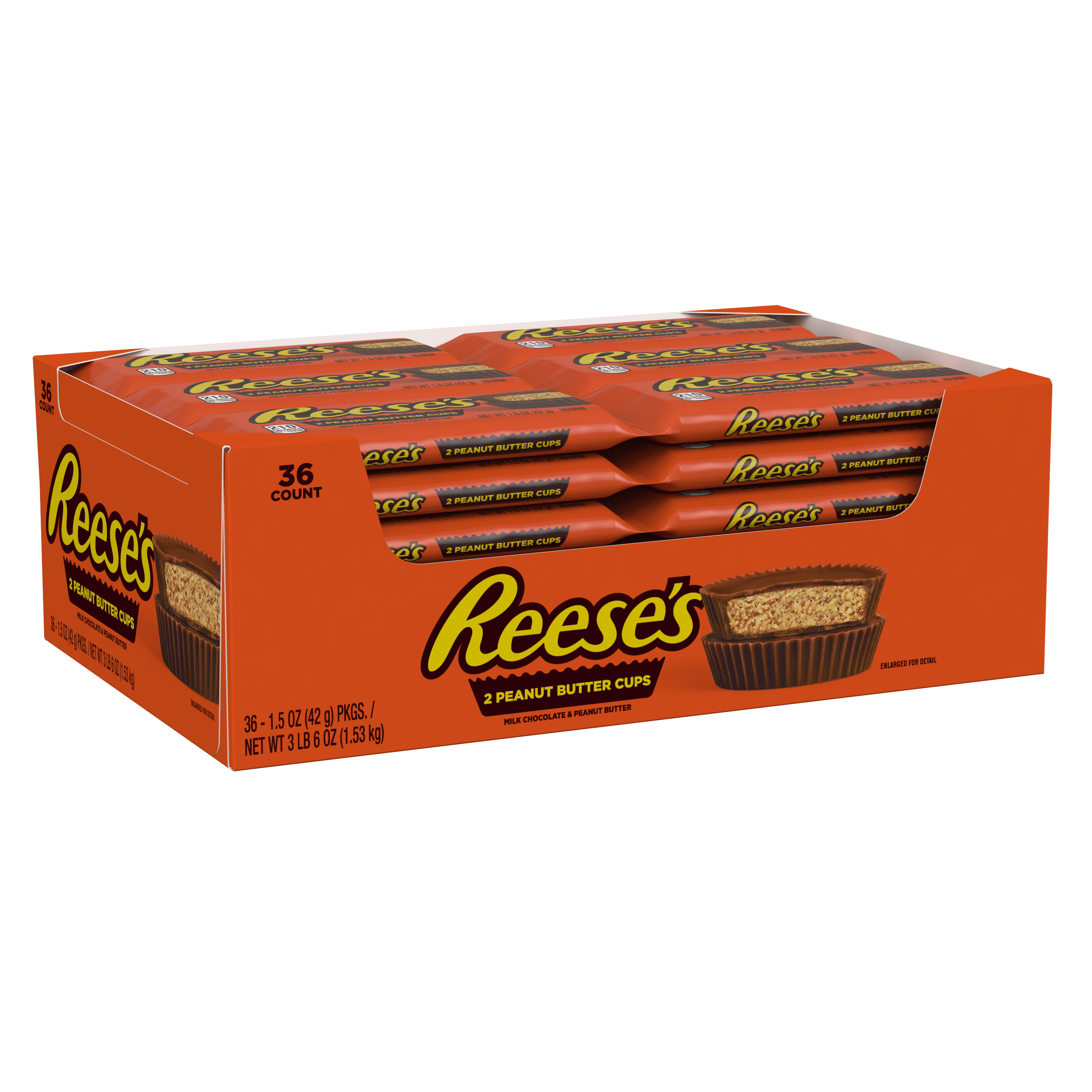 Reese'S Milk Chocolate Full Size, Individually Wrapped, Gluten Free ...