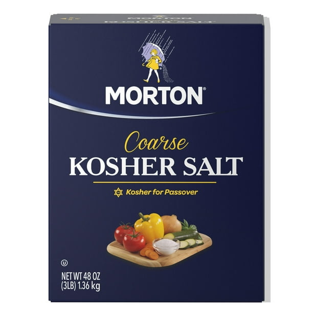 Morton Coarse Kosher Salt (3 Pounds) - Walmart.com