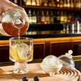 6.5cm Large Ice Ball Maker for Whiskey & Cocktails, Leakproof Slow ...