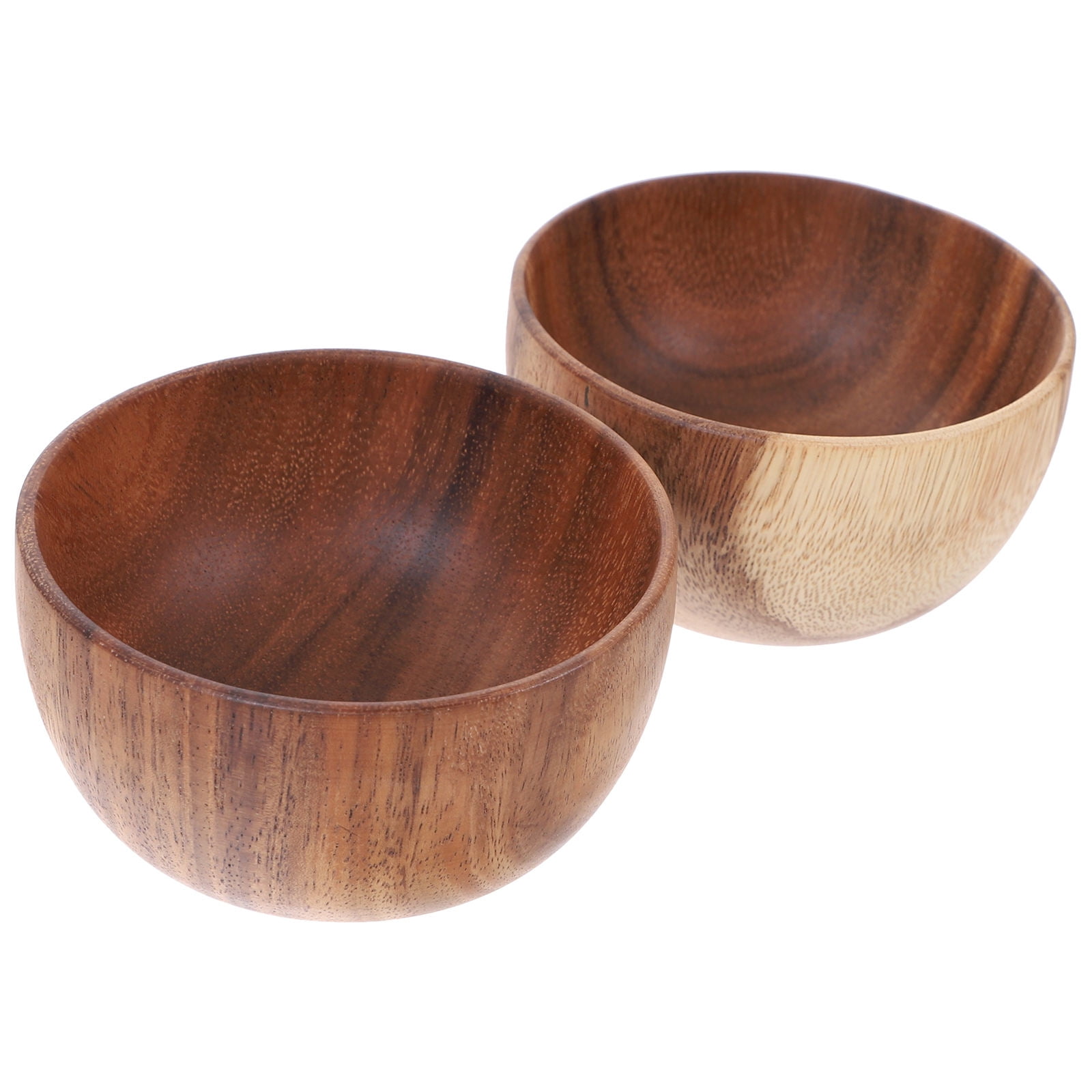 Click here for Shinypasing 2pcs Retro Style Bowl Round Acacia Woo... prices