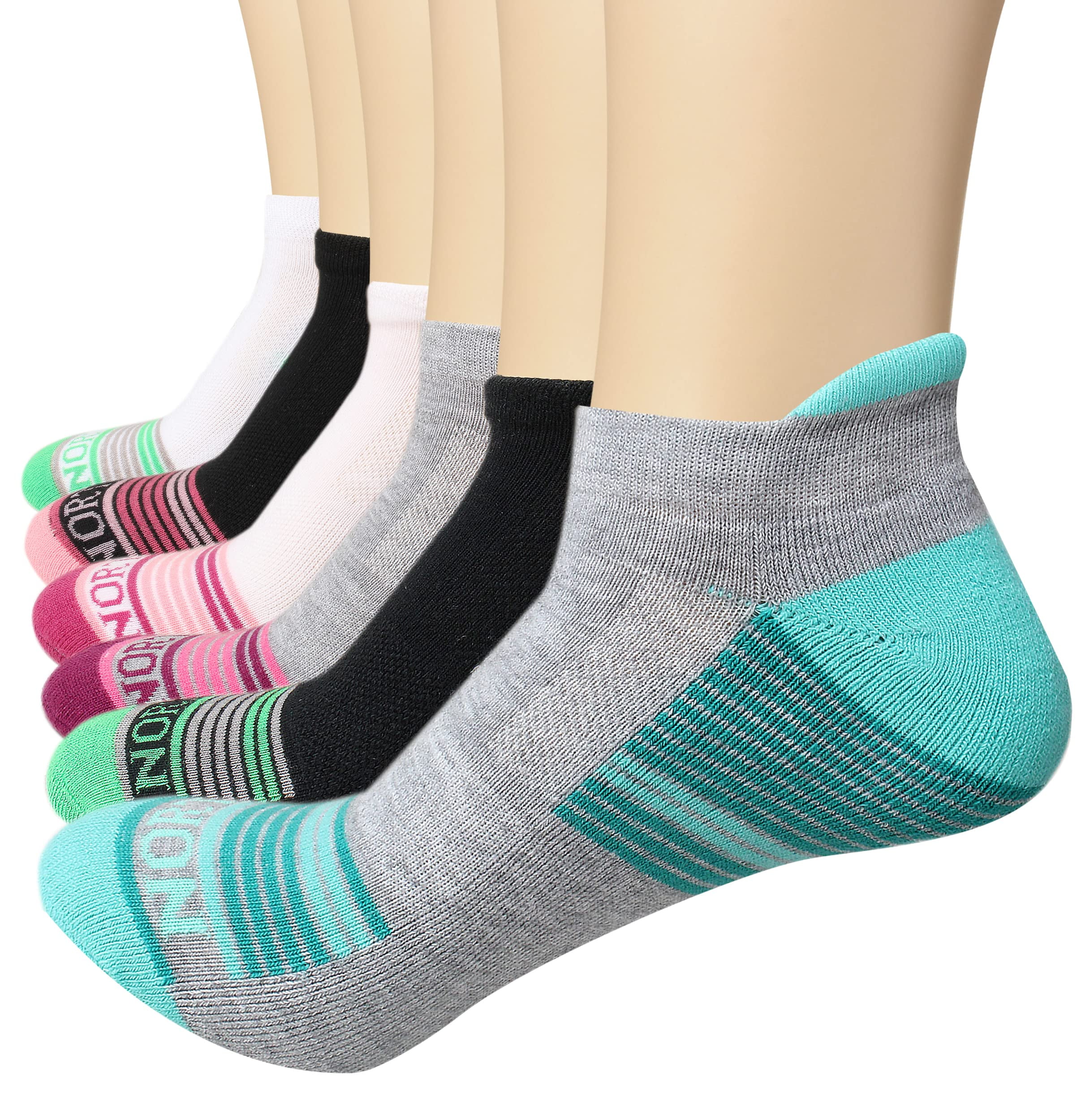 Nortag 6 Pairs Performance Socks for Women – Low Cut Running Socks with ...