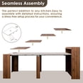20"-99" Extendable Dining Table with Storage for 2-10 People, Modern ...