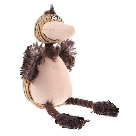 Interactive Pet Plush Toy Dog Chewing Squeaky Toy Crow Shape Plush Toy ...