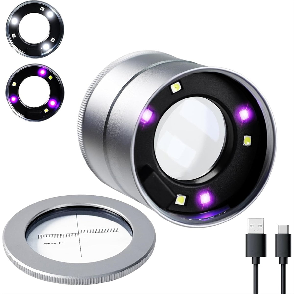 Click here for Unbranded 10x Led Jewelry Loupe Rechargeable  30mm... prices