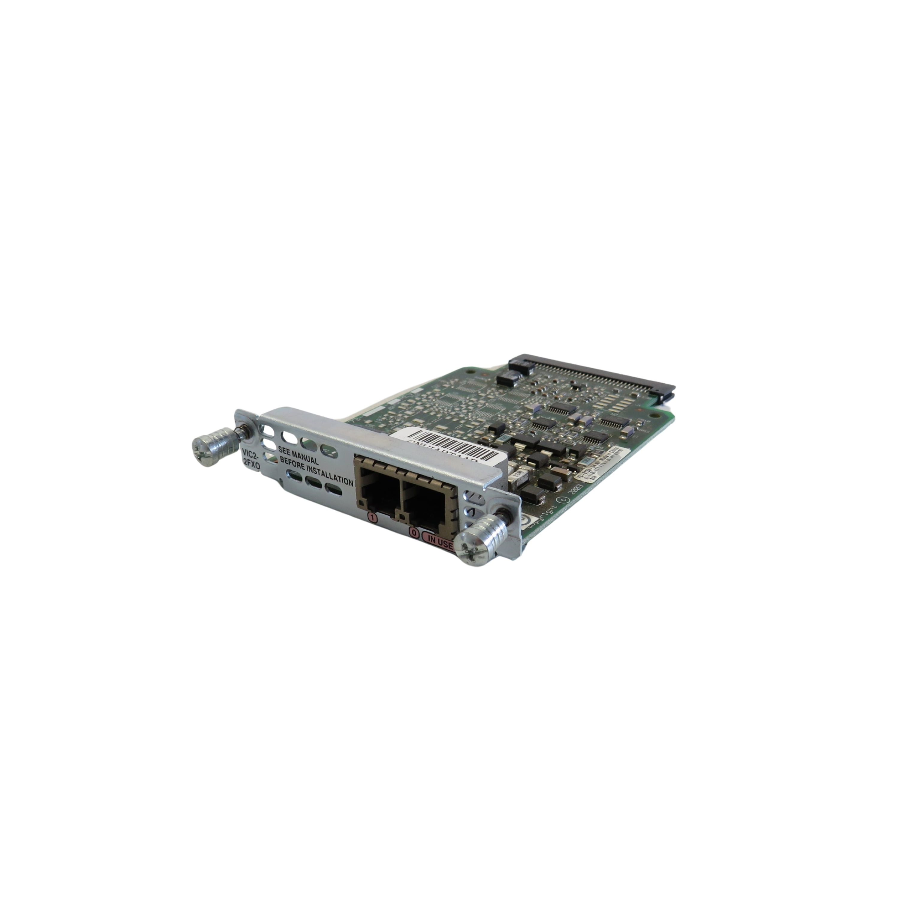 Pre-Owned Cisco VIC2-2FXO 2 Port Voice Interface Card (Good) - Walmart.com