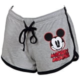 Mickey Mouse Women's Grey Red Foil Shorts-Medium - Walmart.com