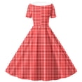 Formal Party Dresses Girls Collared Vintage Cocktail Dress Retro Short ...