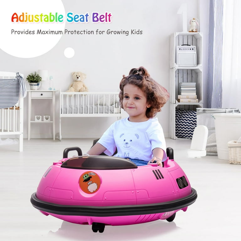 Electric Car For Kids Funcid 12V Bumper Car Ride On With Remote Control ...
