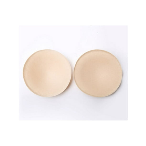 TOPGOD Women’s 2PCS Bra Pads, Triangle Or Round Shapes Sewn Bra Inserts ...