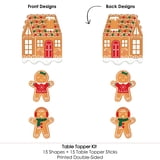 Big Dot of Happiness Gingerbread Christmas - Gingerbread Man Holiday ...