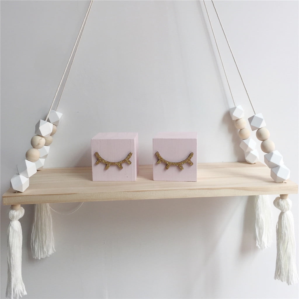 Click here for Agiferg Wooden Beads Wall Shelf Of Diy Room Balanc... prices