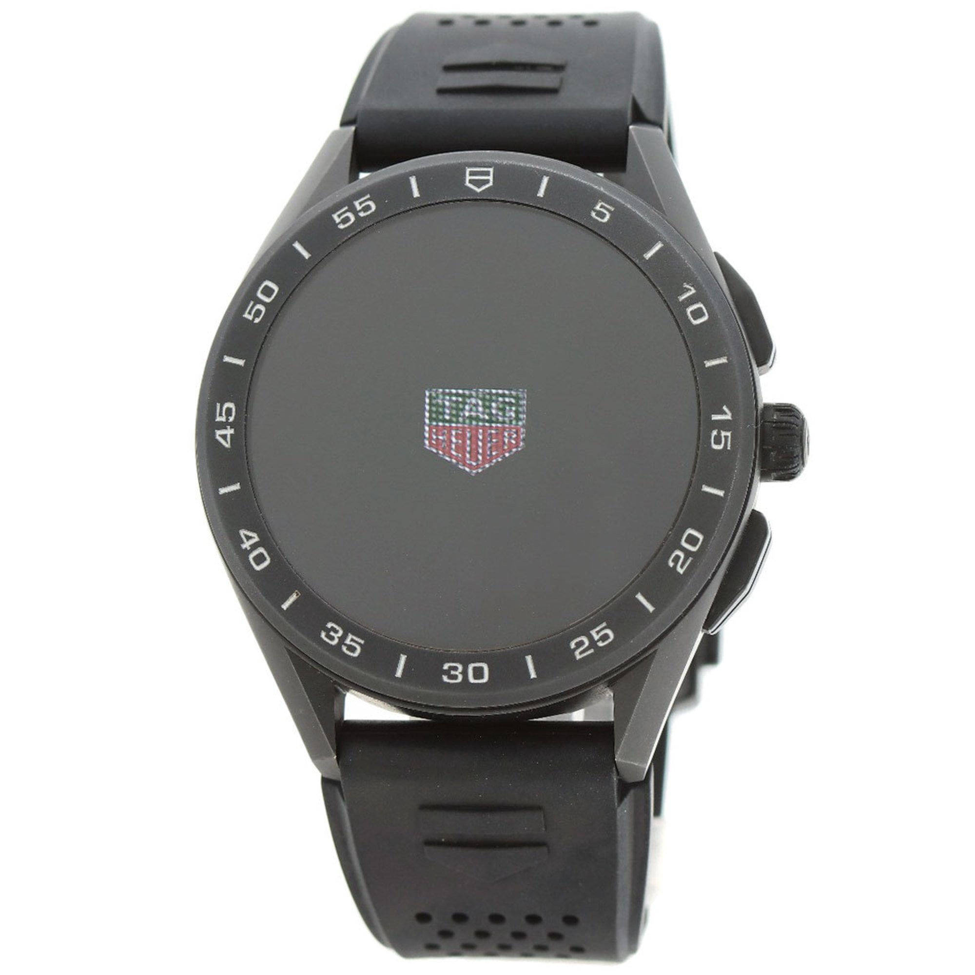 Pre-Owned TAG Heuer SBG8A Connected Smart Watch Titanium Rubber Men's ...