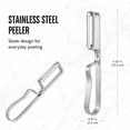 AJOHBM Stainless Steel Vegetable Peeler for Kitchen, Potato Peelers ...