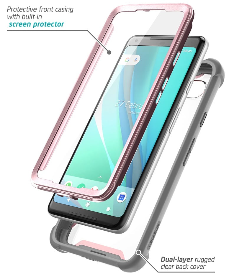Buy Google Pixel 2XL case, i-Blason [Ares] Full-Body Rugged Clear ...
