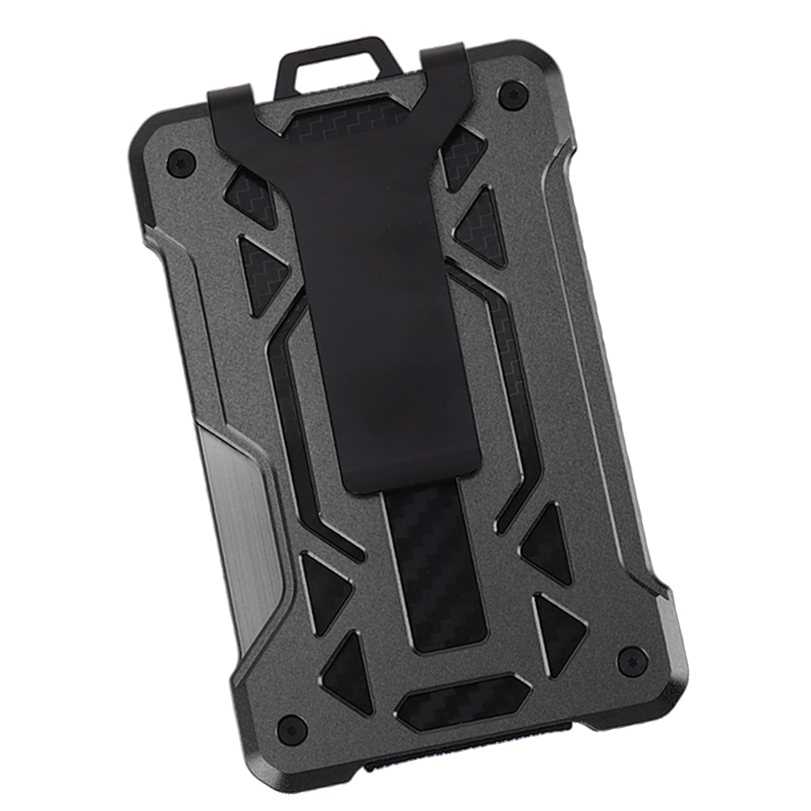 Cartera De Metal Minimalista Para Hombres Con Bloqueo RFID ...