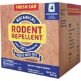 EarthKind Fresh Cab Rodent Deterrent, Outdoor Use, Granules, 2.5 Oz x 4 ...