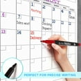 Scribbledo Large White Board Calender 2025, Dry Erase Calendar ...