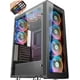 MUSETEX 8 PCS ARGB Fans ATX Mid-Tower Gaming PC Computer Case (T400-MS) - Walmart.com