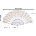 10 Pack Folding Handheld Fans,Silk Spanish Fan, Perfect for Weddings ...