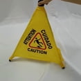3X Caution Wet Floor Sign, Slippery When Wet Pops Up Sign, Wall Mounted ...