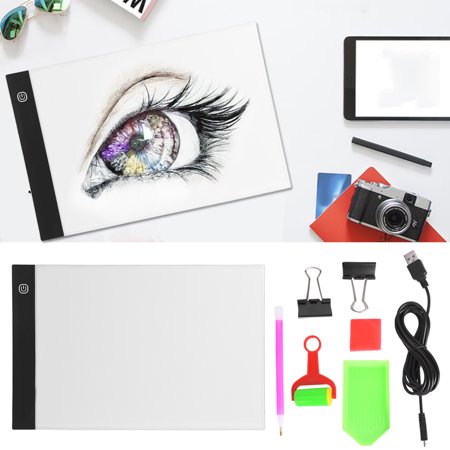 Painting Light Pad Led Copy Pad Drawing Tool Kit Led Painting Board A4 ...