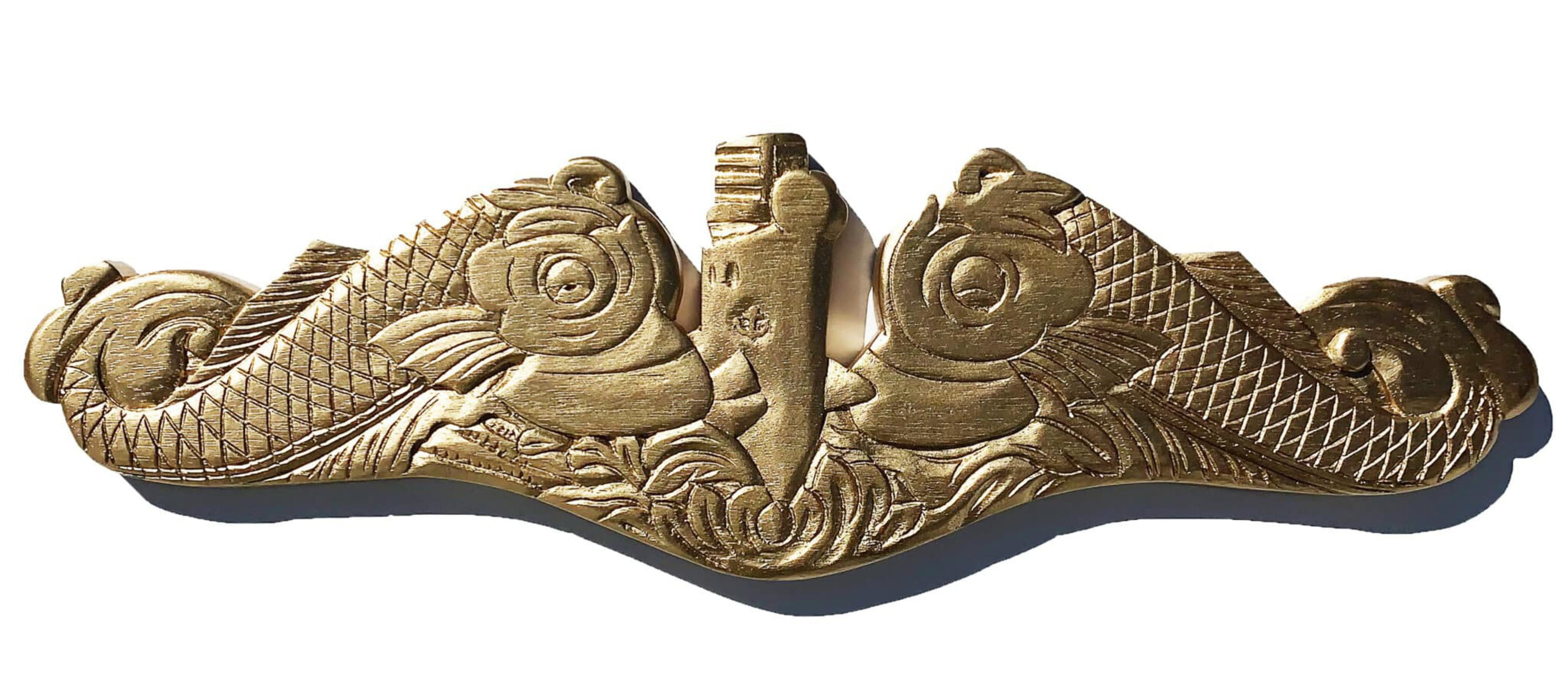 Gold Submarine Pin Plaque - Walmart.com