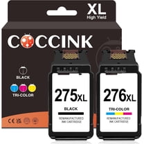 KT INK Canon TS3722 Ink Cartridge, Compatible 275XL Black, 276XL Color ...