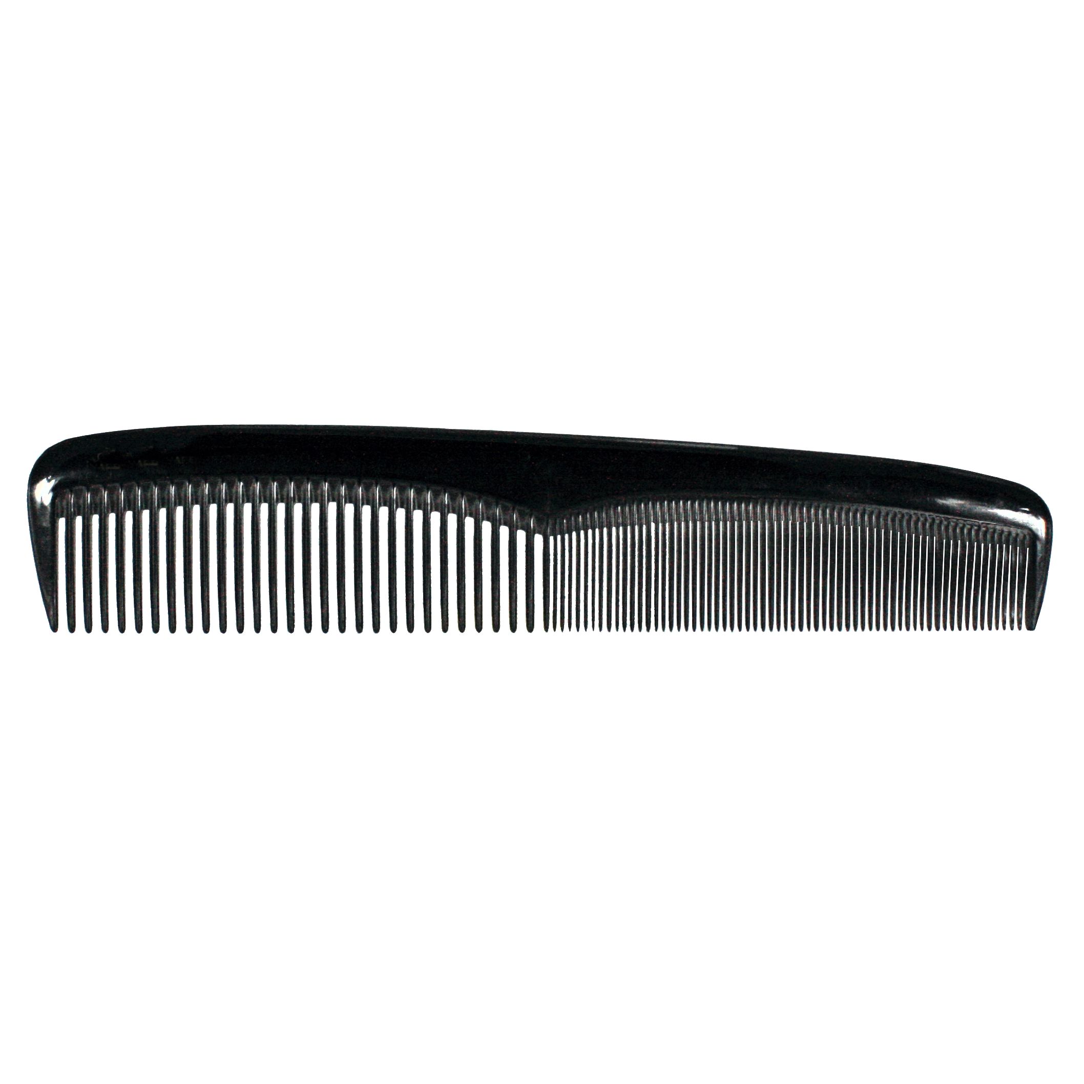 7in, hard rubber, styling comb with inch marks - Walmart.com